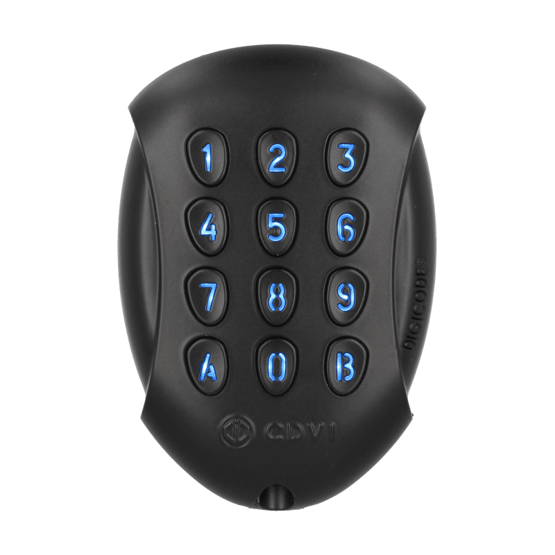 GALEO BLACK | Matte black standalone access keypad | by CDVI